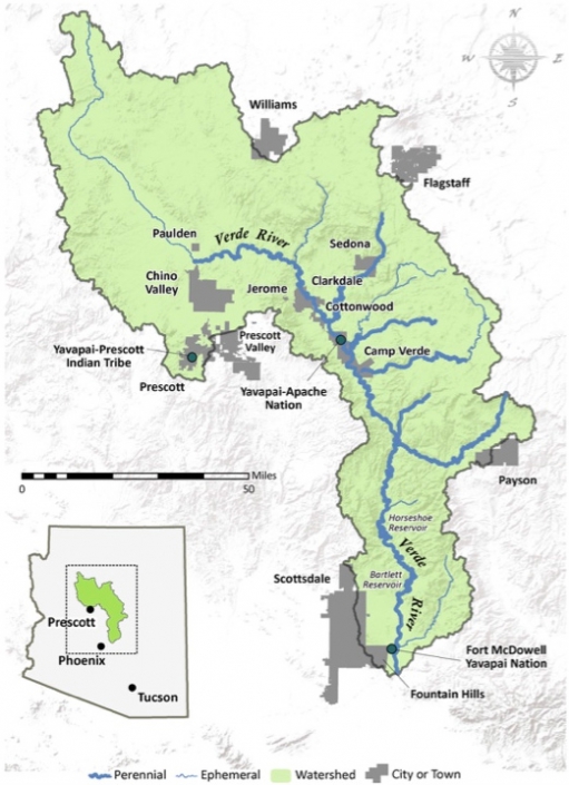 Watershed Map - Friends of the Verde River